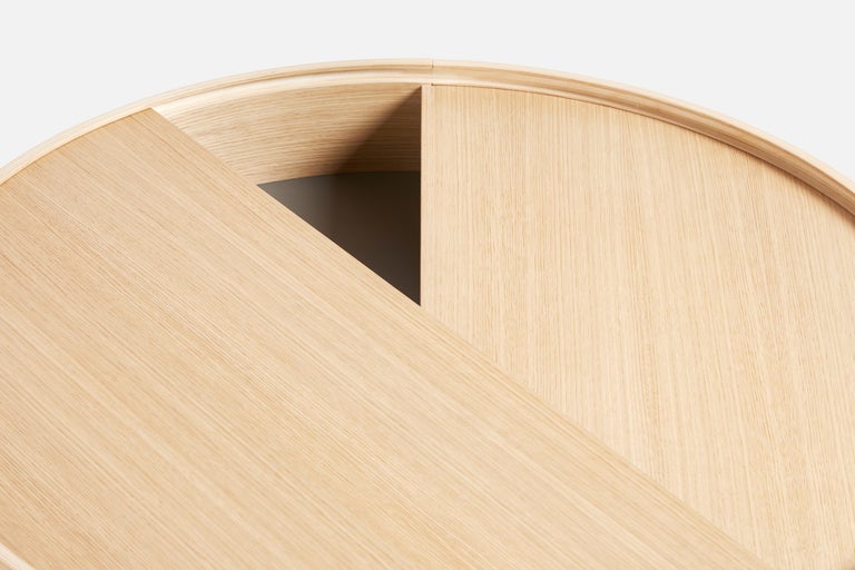 Oiled Oak Arc Coffee Table 89 by Ditte Vad and Julie Bertrup For Sale at 1stDibs