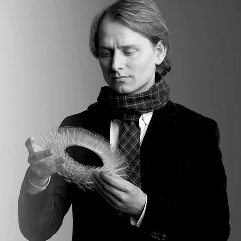 Oivind Slaatto Medium 23" 'Patera' Pendant in PVC Foil For Louis Poulsen For Sale at 1stDibs