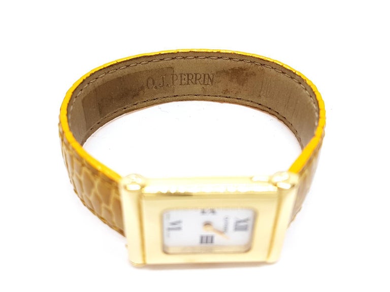 O.J. Perrin Watch Milady Yellow Gold For Sale at 1stDibs