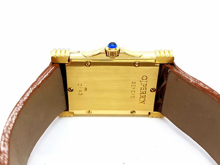 O.J. Perrin Watch Yellow Gold For Sale at 1stDibs