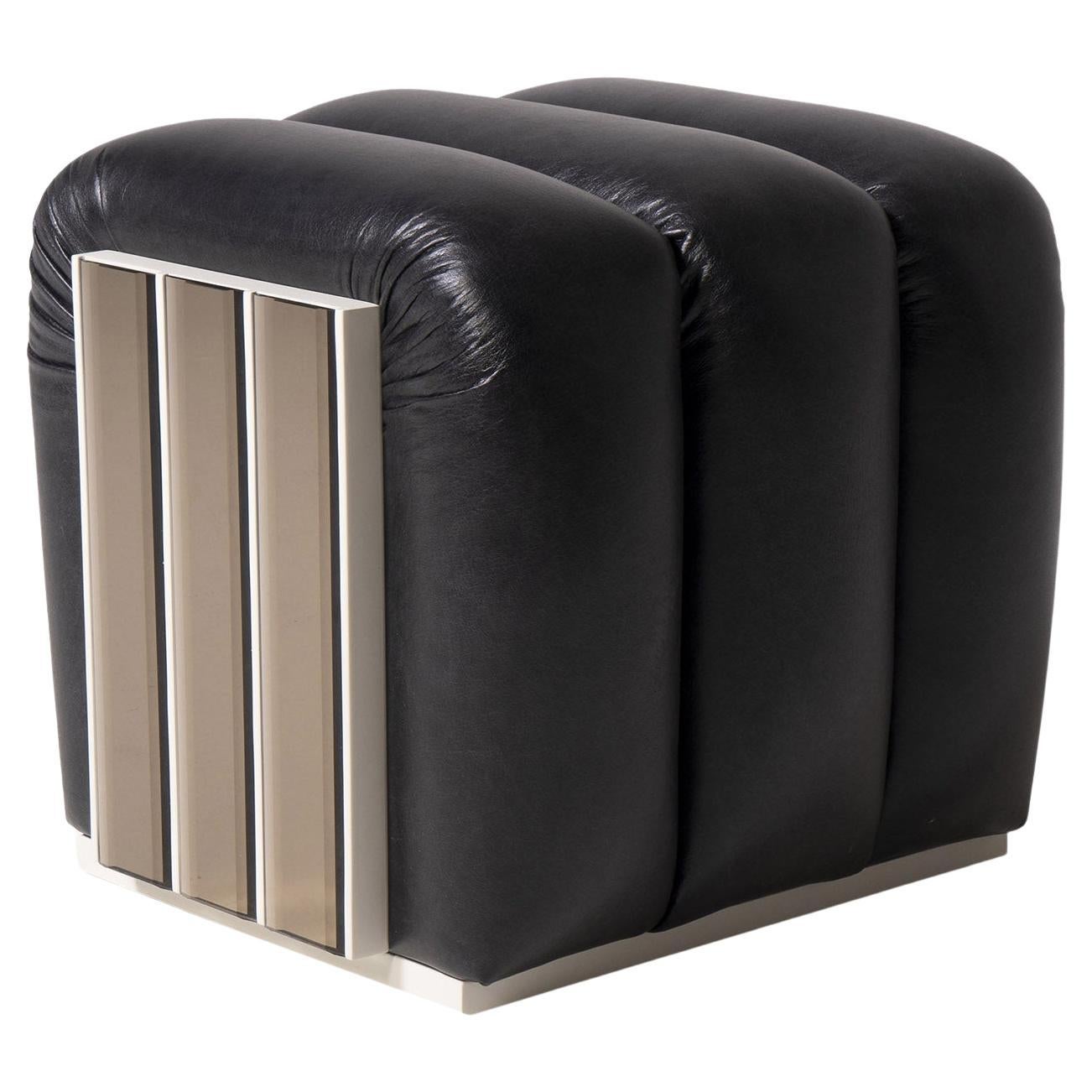 Alice Pouf with Copper Base For Sale at 1stDibs | copper pouf