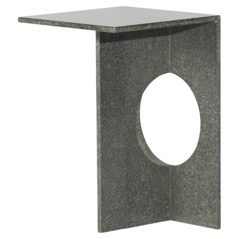 Ola Side Table, Polished Green Diabase Stone, Studio Mohs For Sale at ...