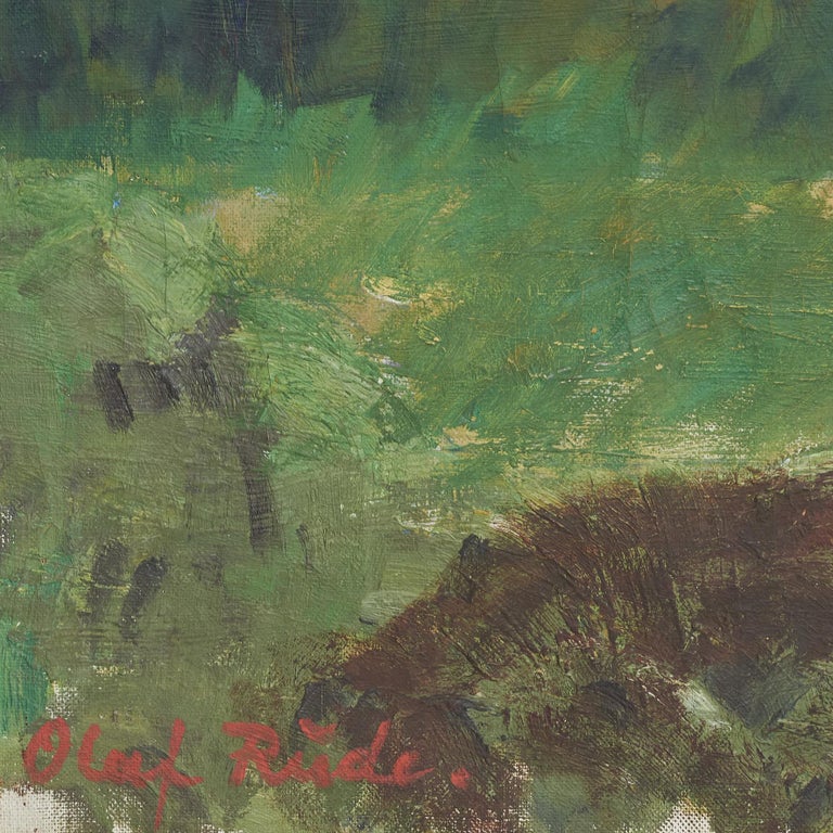 Olaf Rude, Landscape Painting, Bornholm, Denmark at 1stDibs