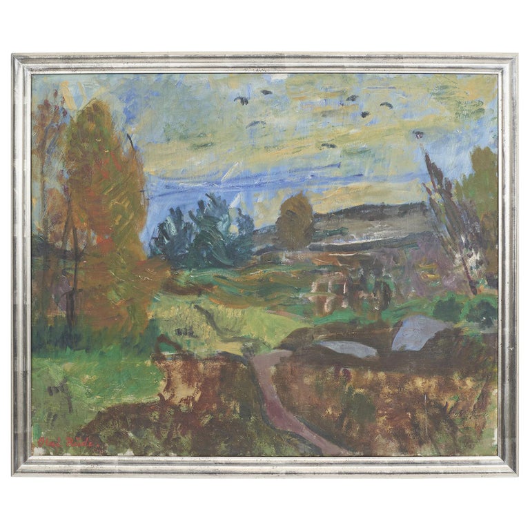 Olaf Rude, Landscape Painting, Bornholm, Denmark at 1stDibs