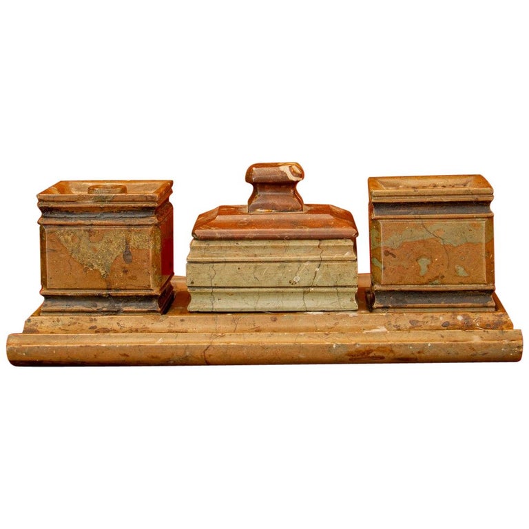 Öland Marble Writing Desk Set at 1stDibs