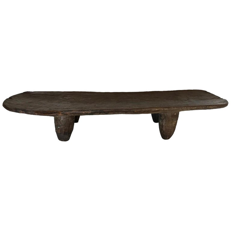 Old African Nupe Tribe Bed/Bench/Low Console For Sale at 1stDibs
