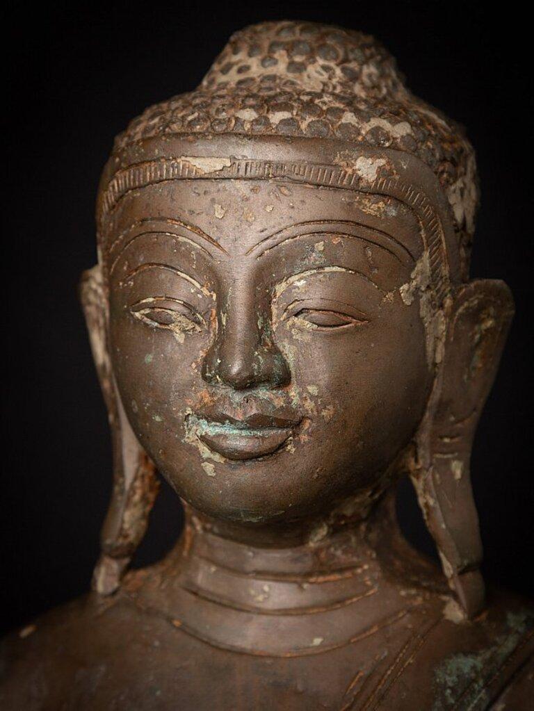Old Bronze Burmese Buddha Statue from Burma For Sale at 1stDibs