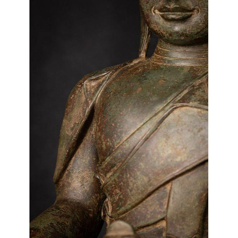 Old Bronze Burmese Buddha Statue from Burma For Sale at 1stDibs