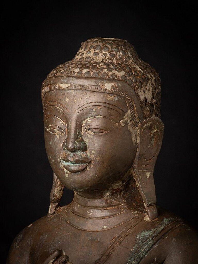 Old Bronze Burmese Buddha Statue from Burma For Sale at 1stDibs