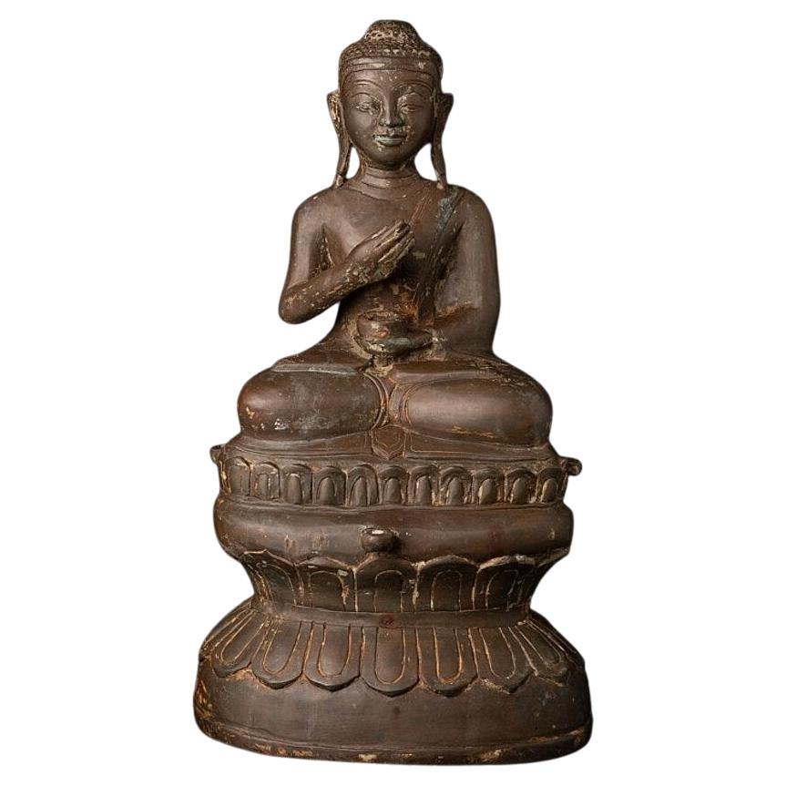 Old Bronze Burmese Buddha Statue from Burma For Sale at 1stDibs