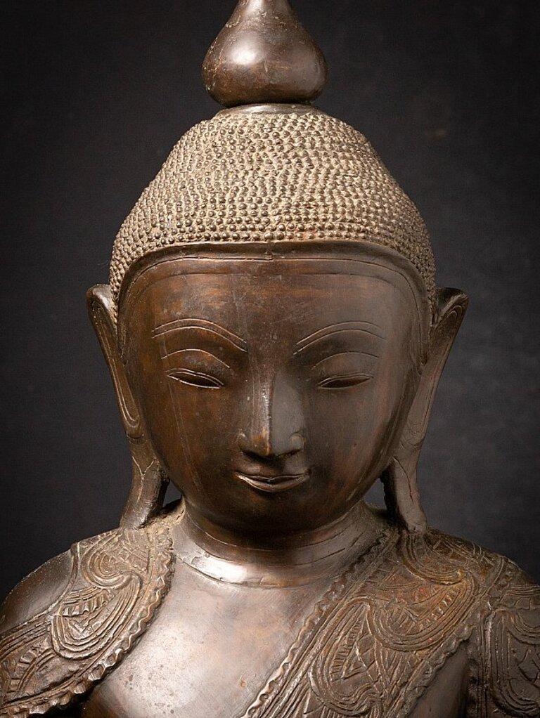 Old Bronze Burmese Buddha Statue from Burma For Sale at 1stDibs