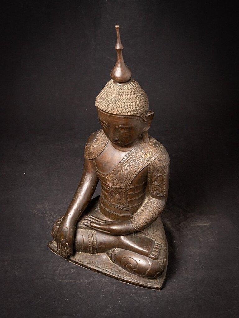 Old Bronze Burmese Buddha Statue from Burma For Sale at 1stDibs