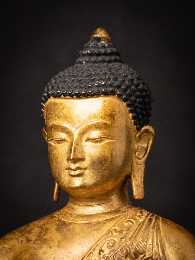 Old Bronze Nepali Buddha Statue from Nepal For Sale at 1stDibs