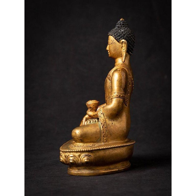 Old Bronze Nepali Buddha Statue from Nepal For Sale at 1stDibs