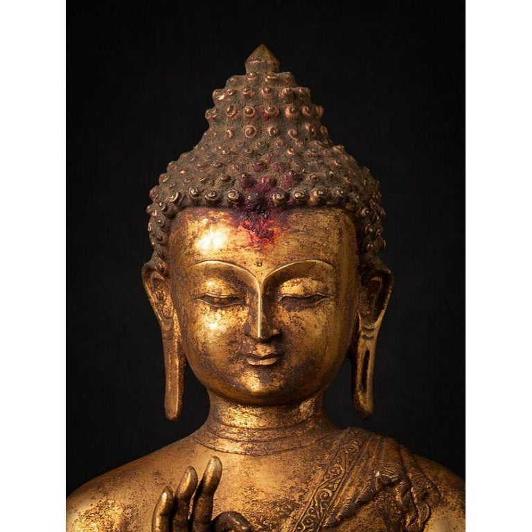 Old Bronze Nepali Buddha Statue from, Nepal For Sale at 1stDibs