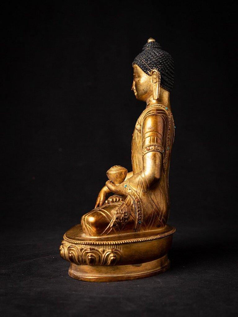 Old Bronze Nepali Buddha Statue from Nepal For Sale at 1stDibs