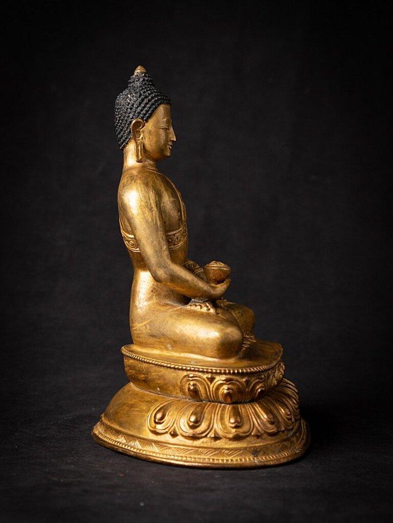 Old Bronze Nepali Buddha Statue from Nepal For Sale at 1stDibs