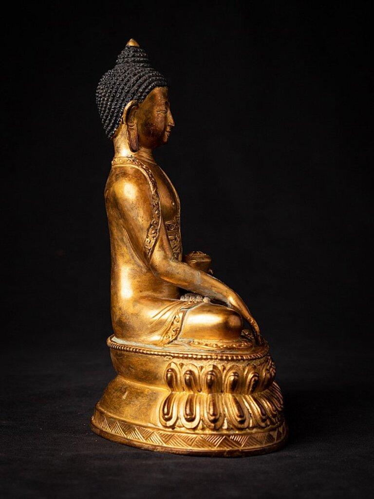 Old Bronze Nepali Buddha Statue from Nepal For Sale at 1stDibs
