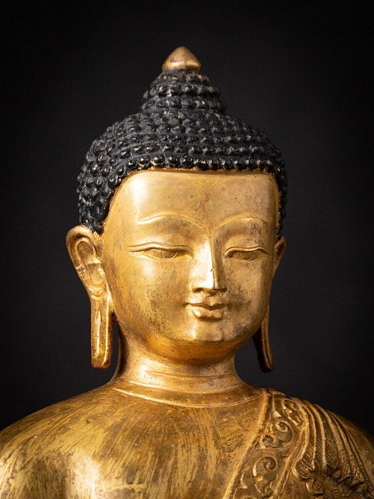 Old Bronze Nepali Buddha Statue from Nepal For Sale at 1stDibs