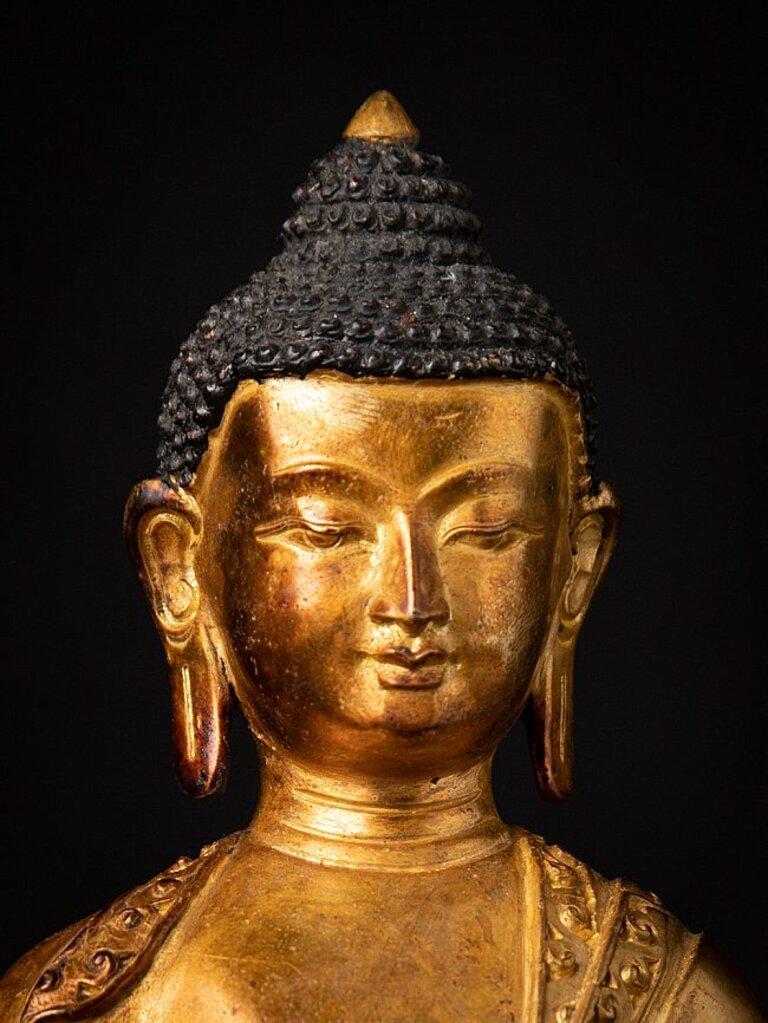 Old Bronze Nepali Buddha Statue from Nepal For Sale at 1stDibs