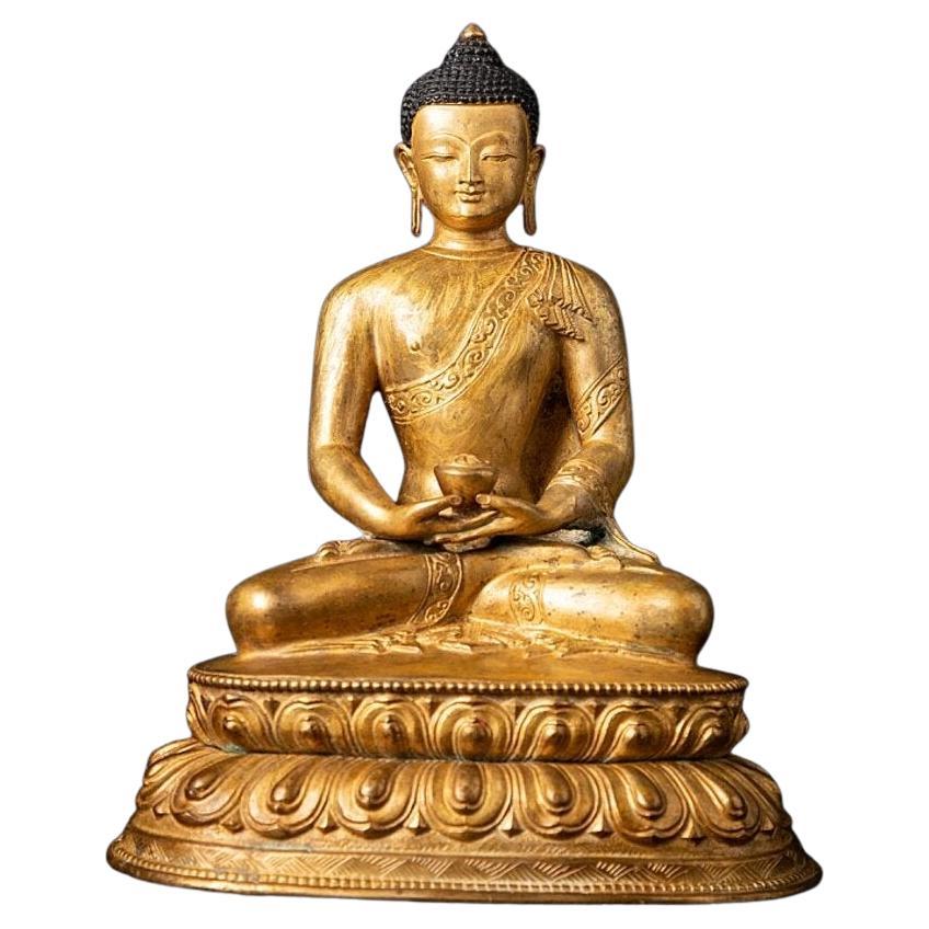 Old Bronze Nepali Buddha Statue from Nepal For Sale at 1stDibs