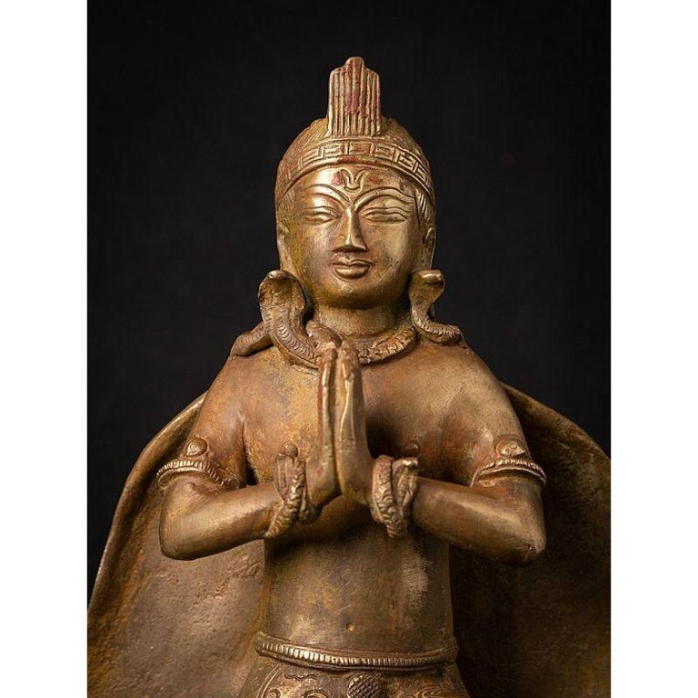 Old Bronze Nepali Garuda Statue from Nepal For Sale at 1stDibs