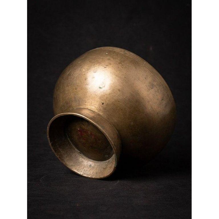 Old Bronze Nepali Naga Singing Bowl from Nepal For Sale at 1stDibs