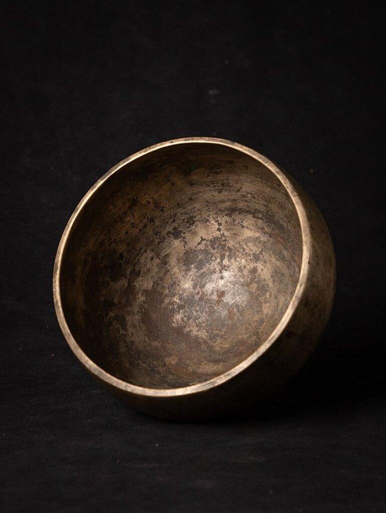Old Bronze Nepali Singing Bowl from Nepal For Sale at 1stDibs