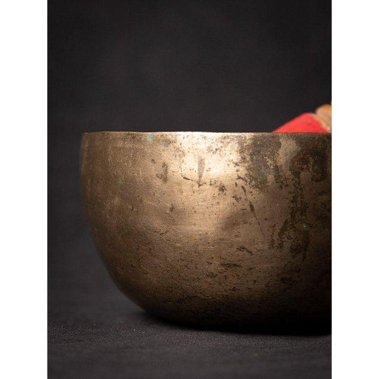 Old Bronze Nepali Singing Bowl from Nepal Original Buddhas For Sale at ...