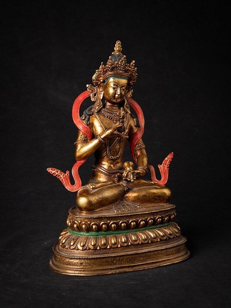 Old Bronze Nepali Vajrasattva Statue from Nepal For Sale at 1stDibs
