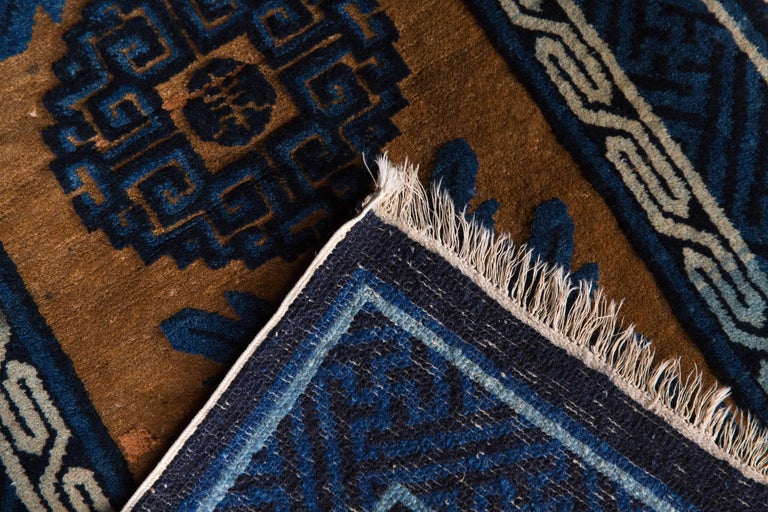 Old China Carpet Beijing 66 cm x 132 cm, circa 1920 For Sale at 1stDibs