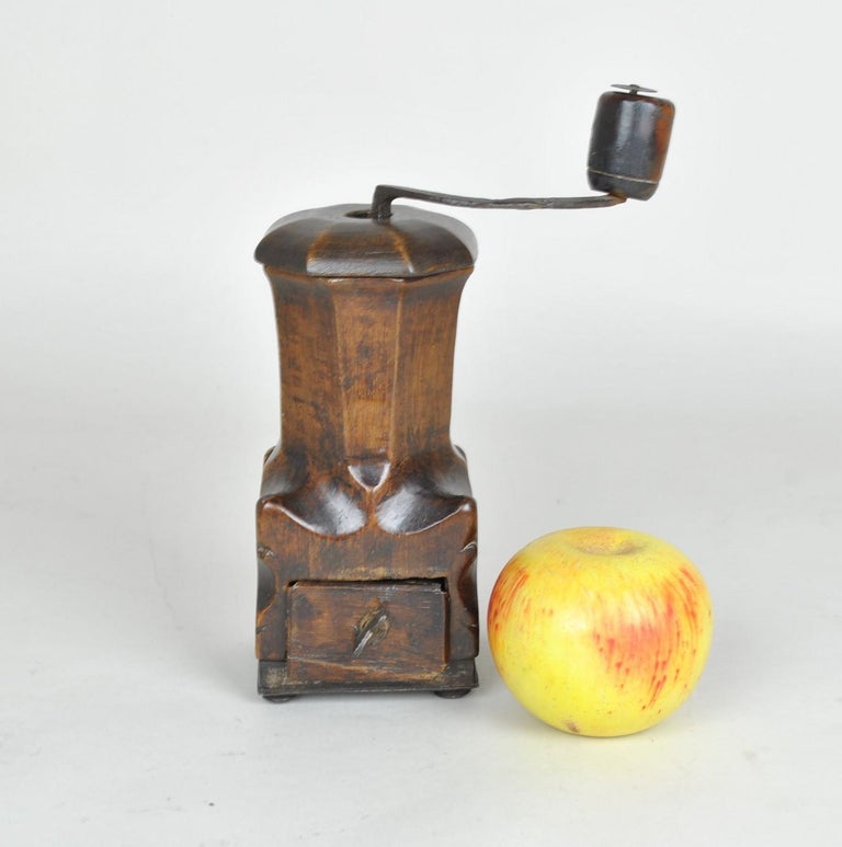 Old Coffee Mill, Model Said Louis XIV, 18th Century For Sale at 1stDibs