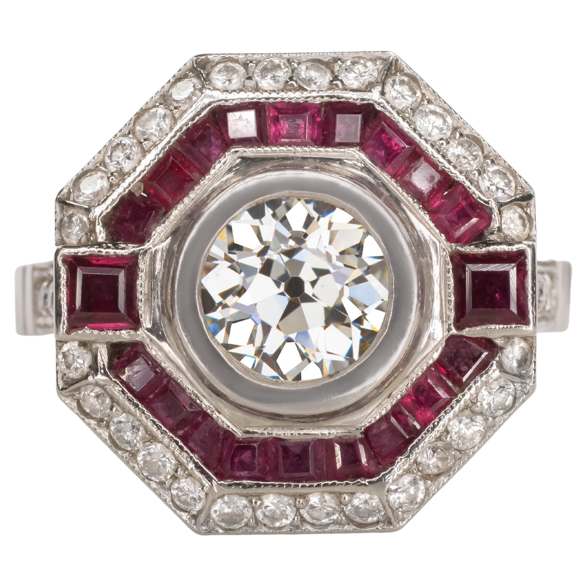 Antique Ruby Solitaire Rings - 545 For Sale at 1stDibs | solitaire ruby ...