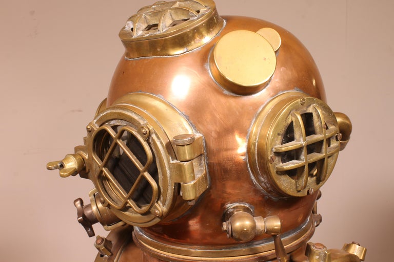 Old Diving Mask Us Diving Helmet Mark V at 1stDibs