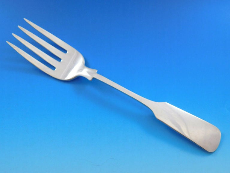 Old English Tipt by Gorham Sterling Silver Flatware Set 12 Dinner ...