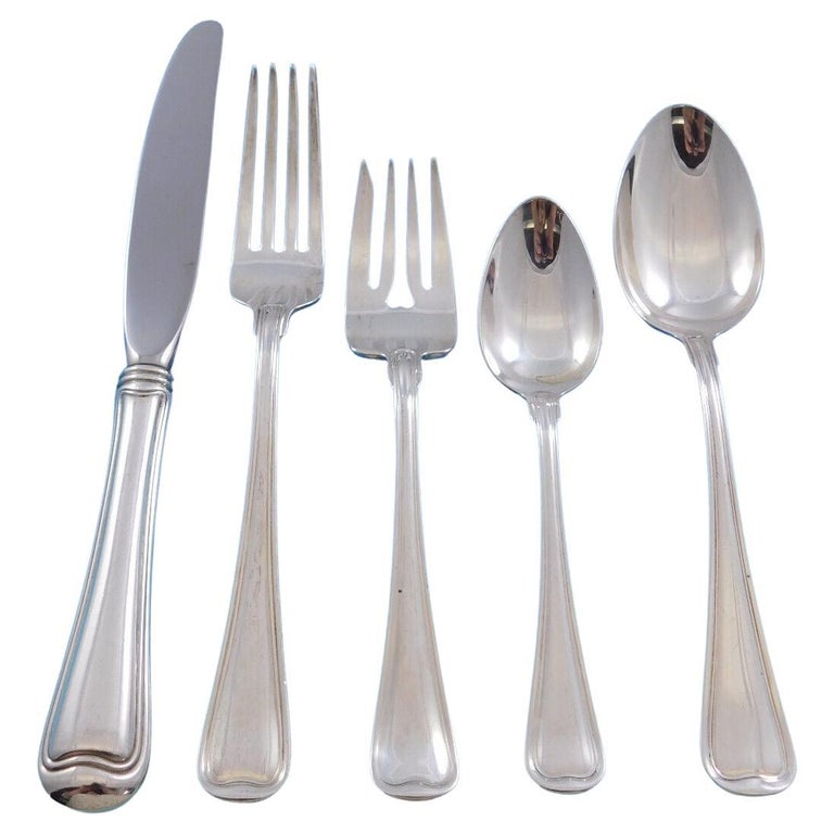 Old French by Gorham Sterling Silver Flatware Set 12 Service 64 Pcs ...