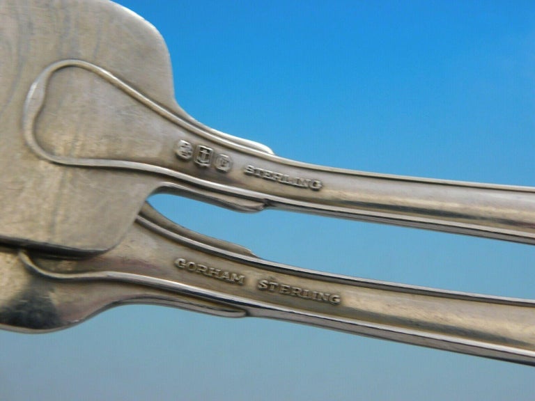 Old French by Gorham Sterling Silver Flatware Set for 6 Service 33 ...