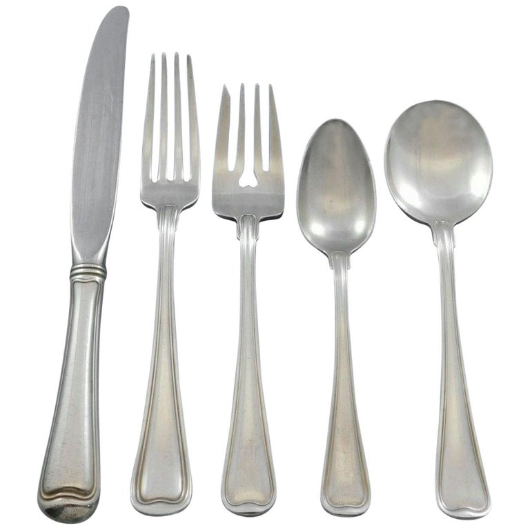 Old French by Gorham Sterling Silver Flatware Set for 6 Service 33 ...