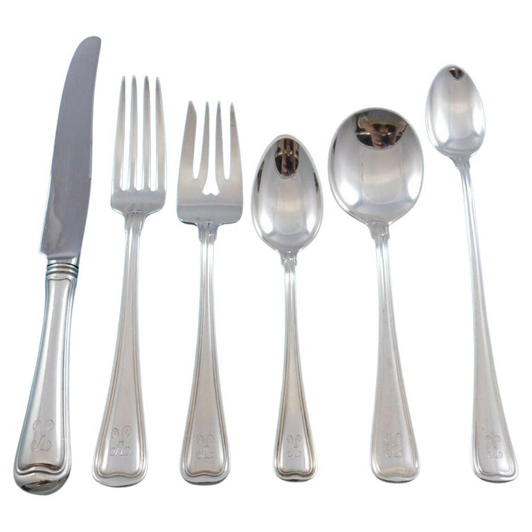 Old French by Gorham Sterling Silver Flatware Set for 8 Service 55 ...