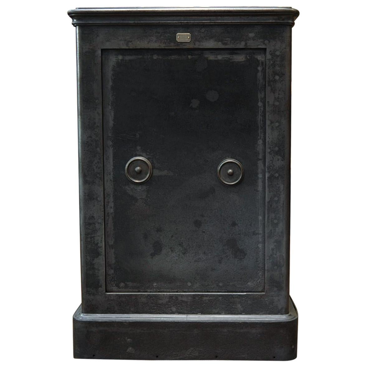 Antique Cast Iron Combination Safe at 1stdibs