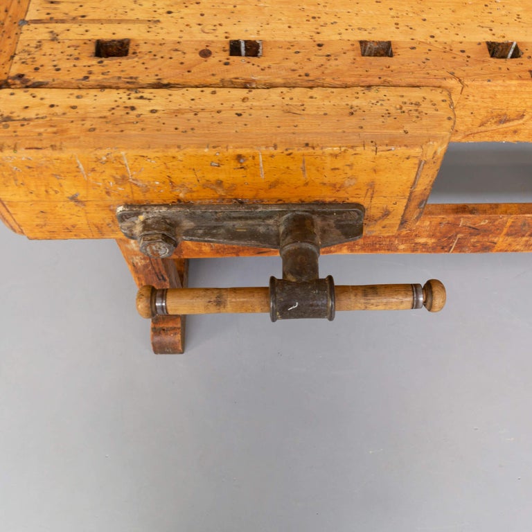 Old German Made Ulmia Large Wooden Workbench For Sale at 1stDibs ...