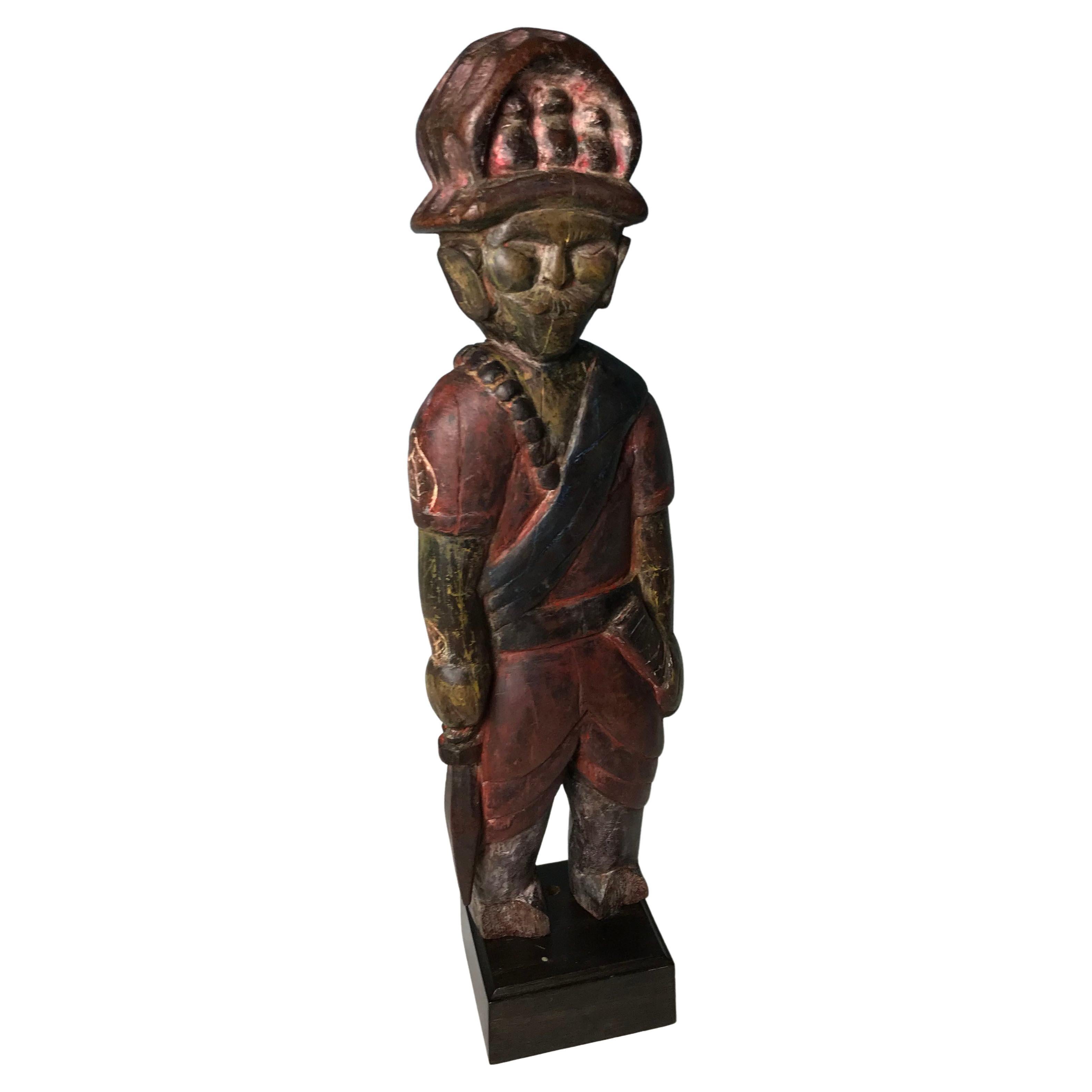 Fine Antique Nepal Himalaya Tribal Carved House Post at 1stDibs