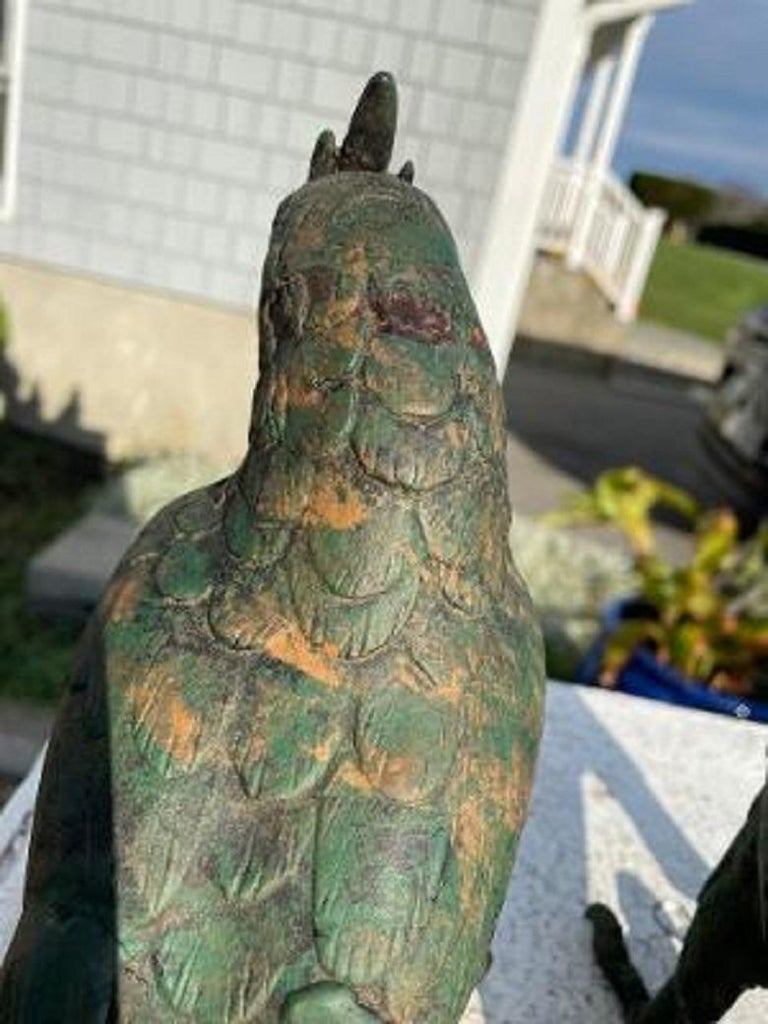 Old Japan Pair Magnificent Bronze Cockatoo Parrots at 1stDibs