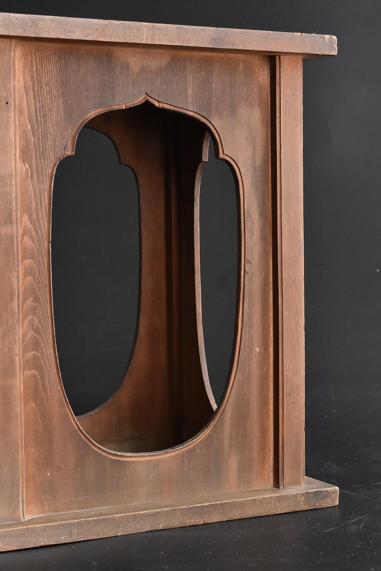 Beautiful Japanese architectural beauty stand / Antique Wooden ...