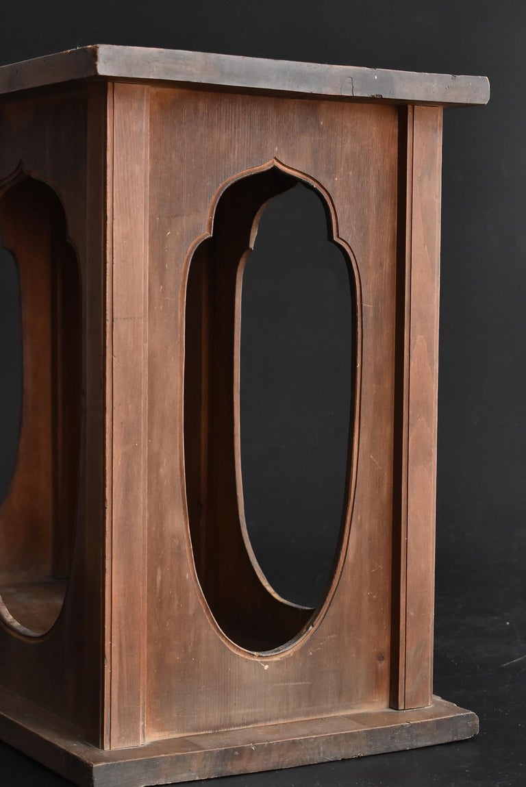 Beautiful Japanese architectural beauty stand / Antique Wooden ...