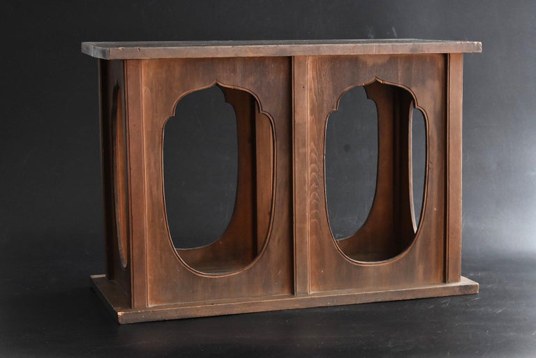 Beautiful Japanese architectural beauty stand / Antique Wooden ...