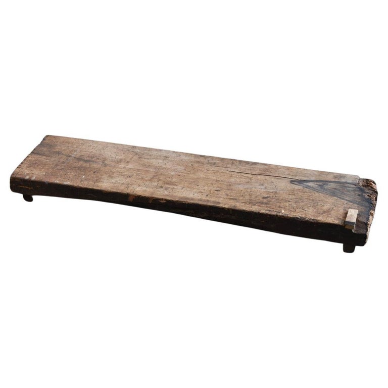 Old Japanese Craftsman''s Wooden Workbench / Bench Seat / Exhibition ...