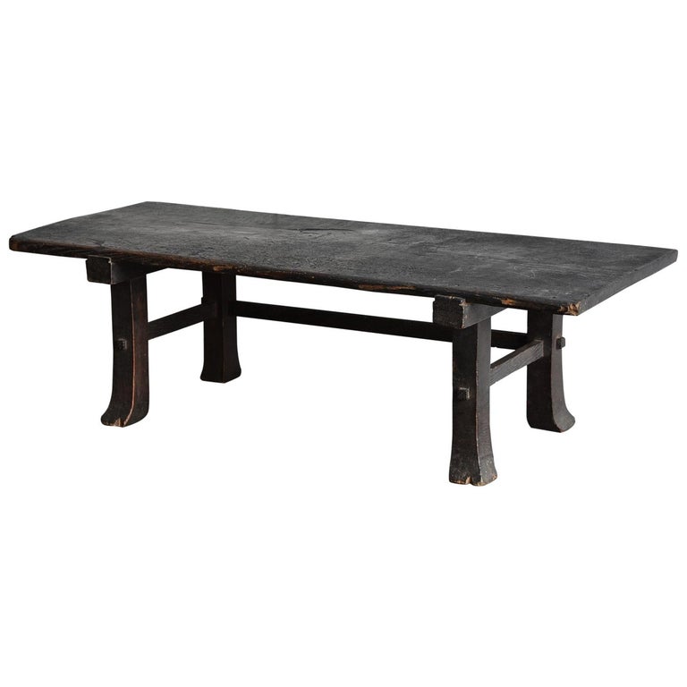 Old Japanese Desk '1700s-1800s' Edo Period Chestnut Antique Table or ...