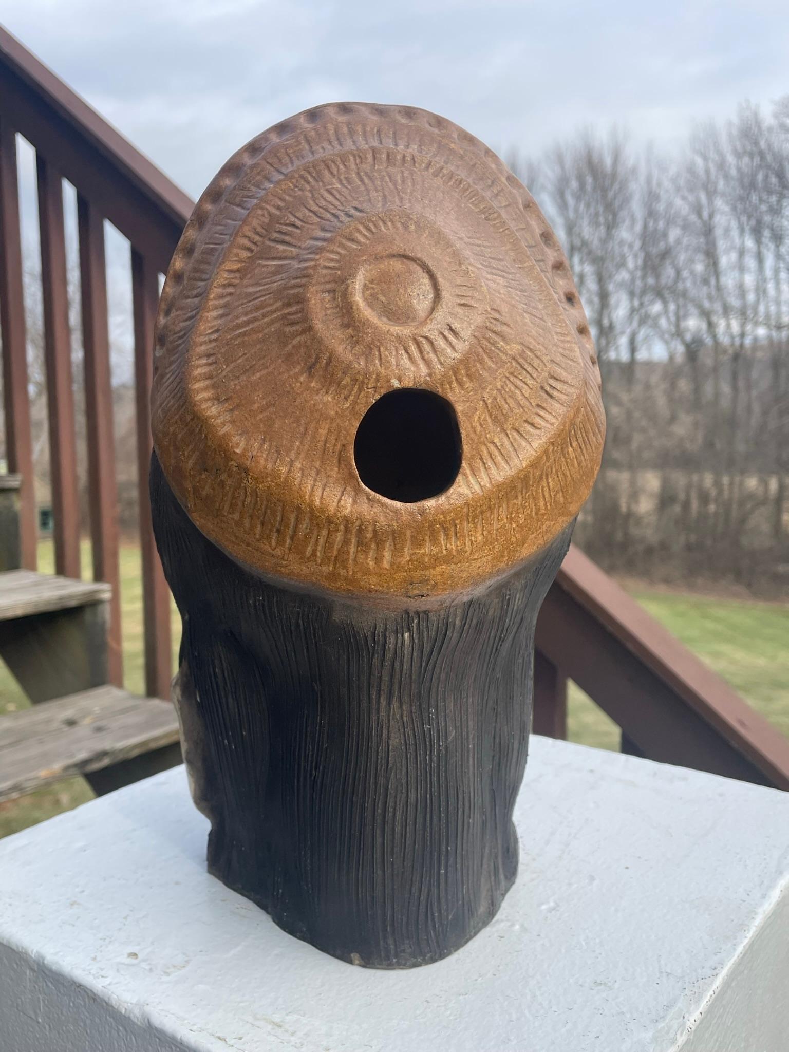 Old Japanese Garden Folk Hero Tanuki Handmade Big Belly at 1stDibs