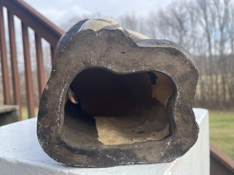 Old Japanese Garden Folk Hero Tanuki Handmade Big Belly at 1stDibs